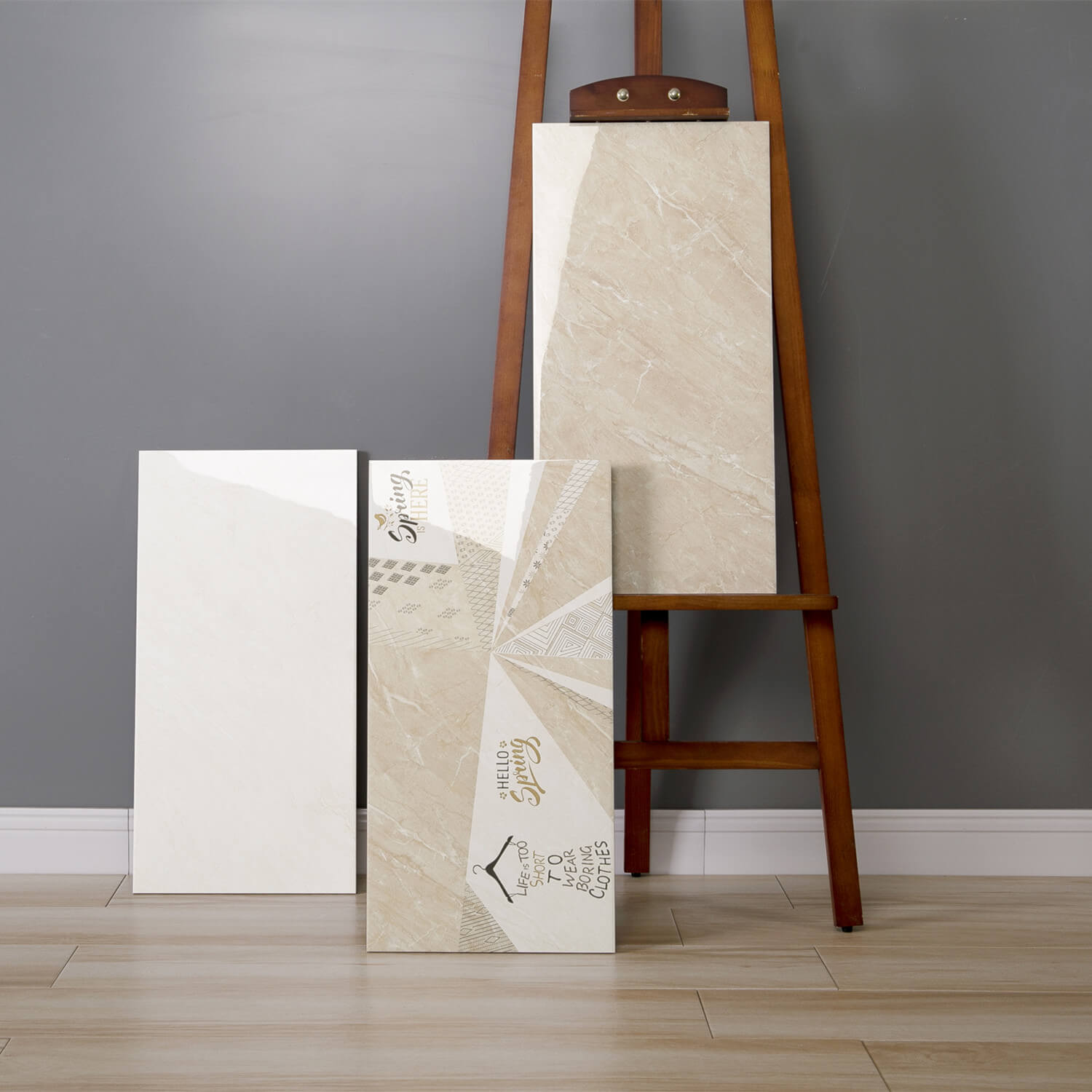 Beige And Yellow Color Wall Tile 12x24' H88114ABC from China ...